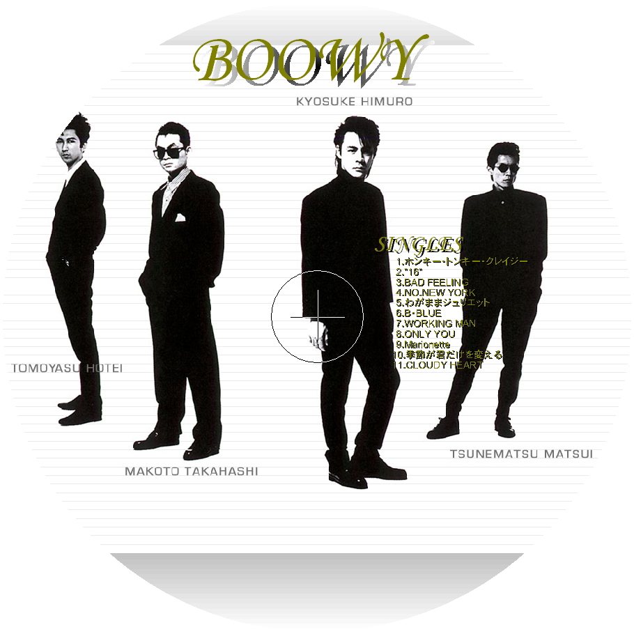BOOWY: GIGS LABEL